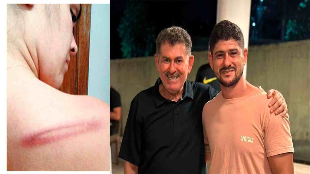 Filho de Paulo Melo, que responde por agredir a esposa com um cabo de ...